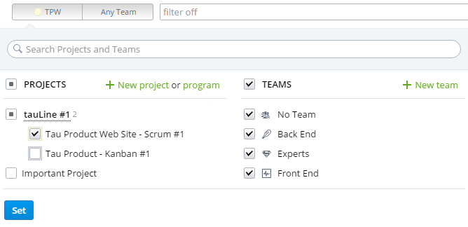No Cards are displayed | Targetprocess - Enterprise Agility Solution