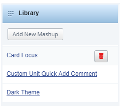 Manage extensions with Mashups Library | Targetprocess - Enterprise ...