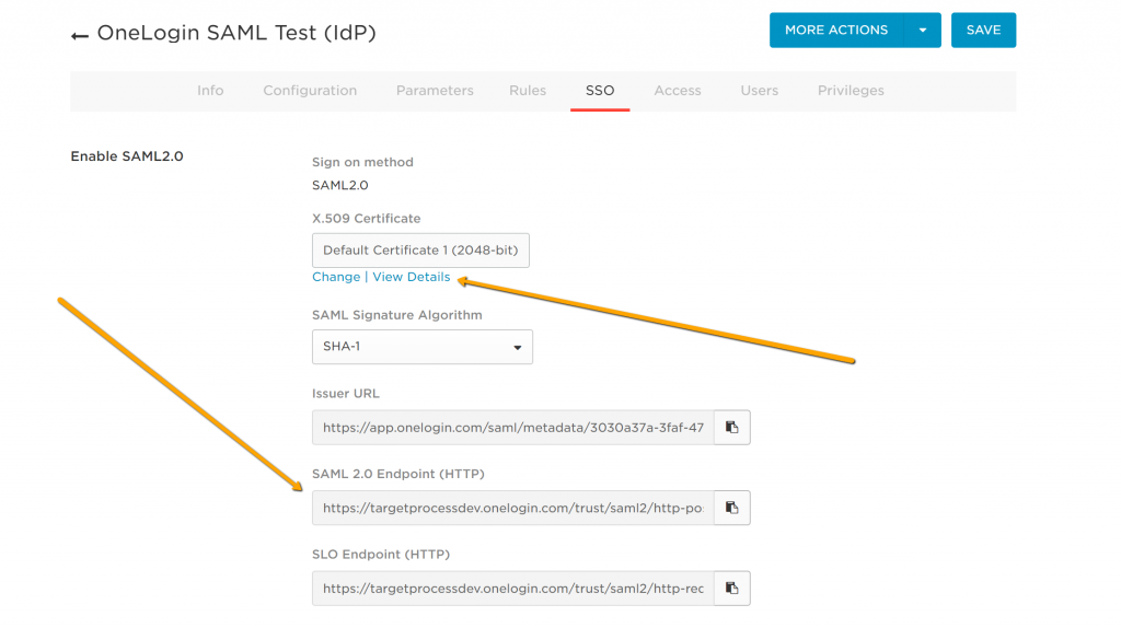 How to set up Single Sign-On with OneLogin | Targetprocess - Enterprise ...