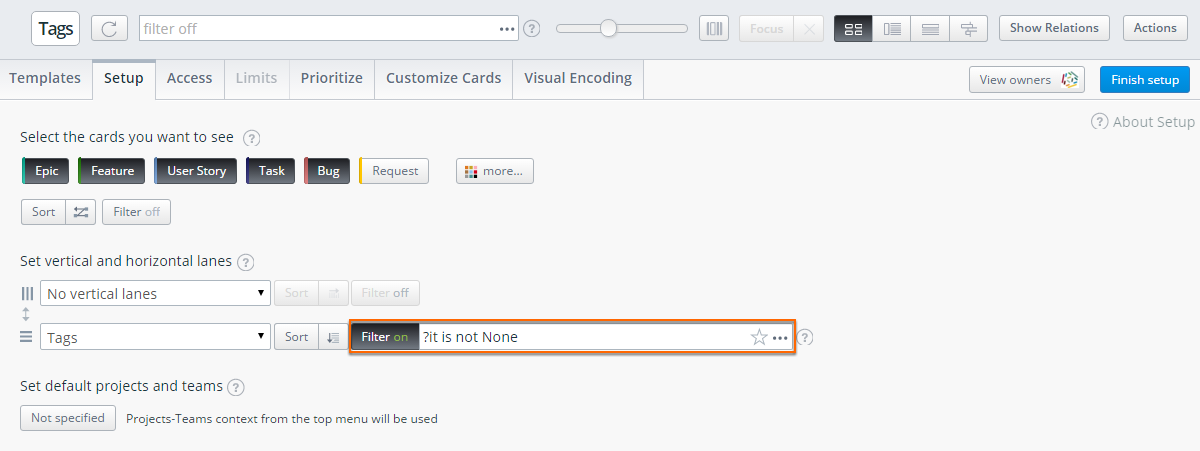 Using Tags to categorize entities | Targetprocess - Enterprise Agility ...
