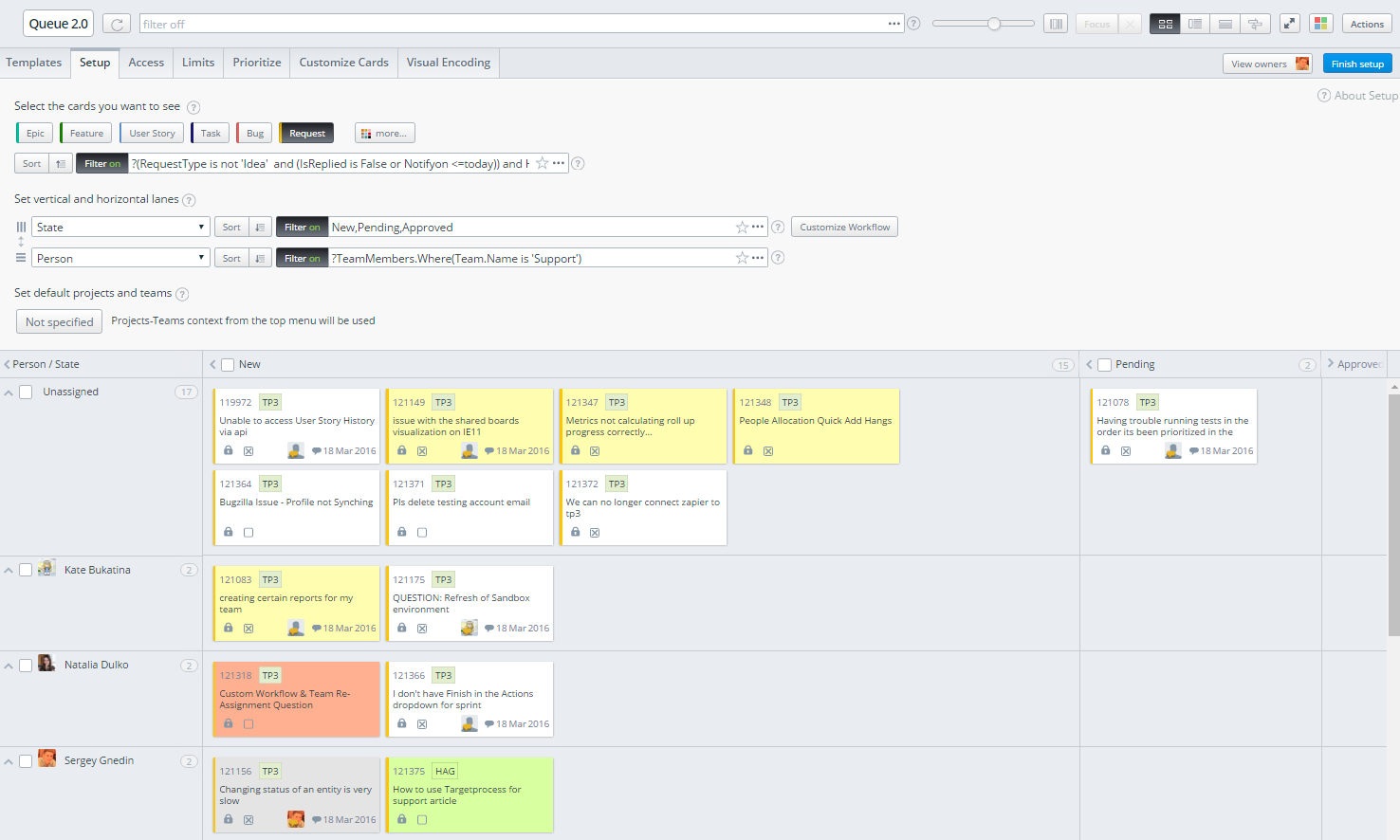 How to use Targetprocess for customer support