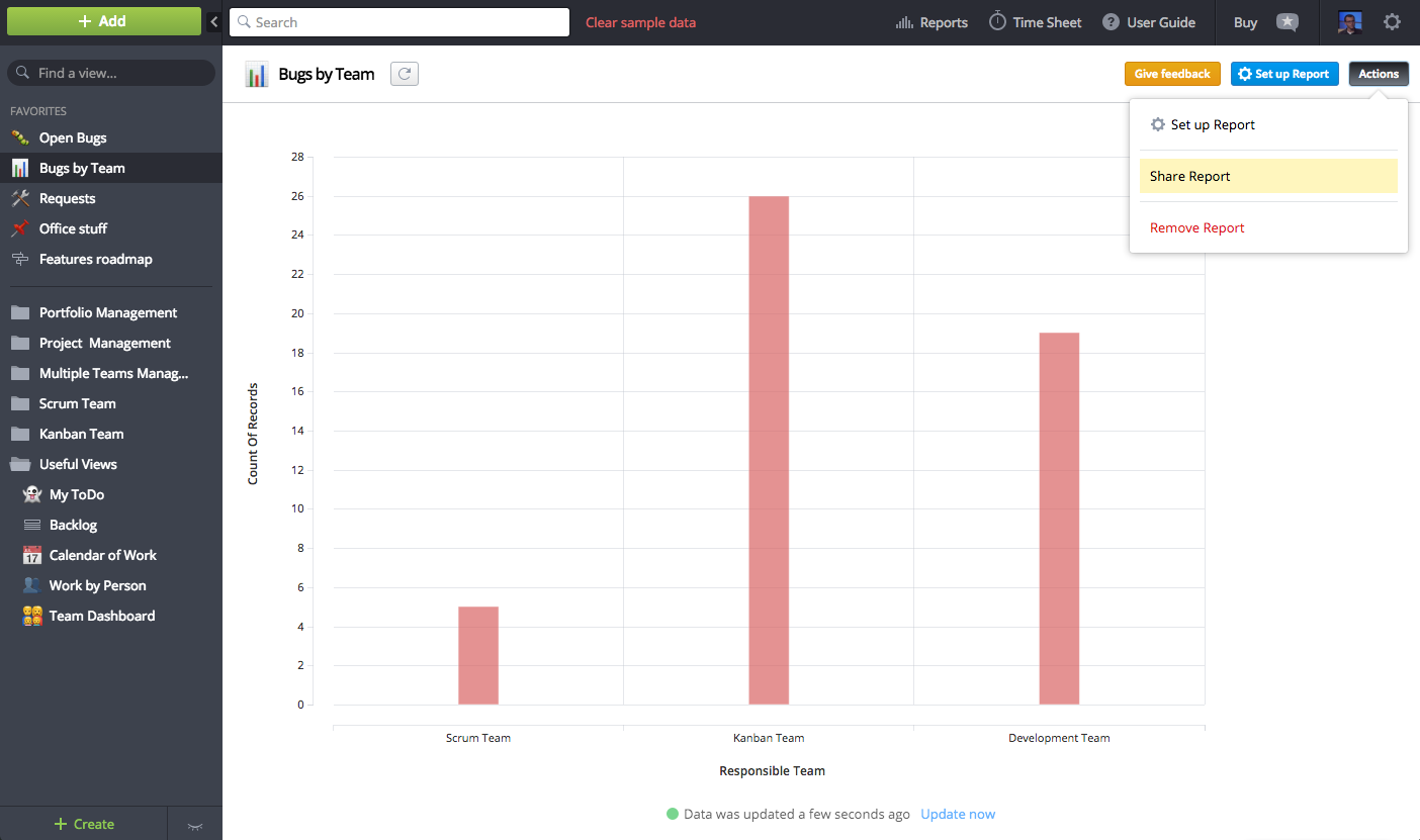 How to use the Visual Reports Editor