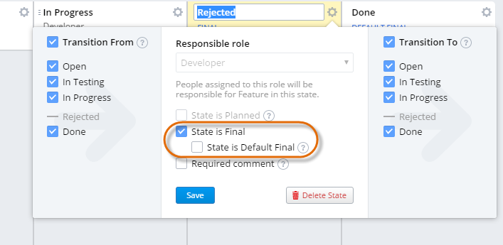 How to Customize Workflows in Targetprocess | Custom Workflow Software