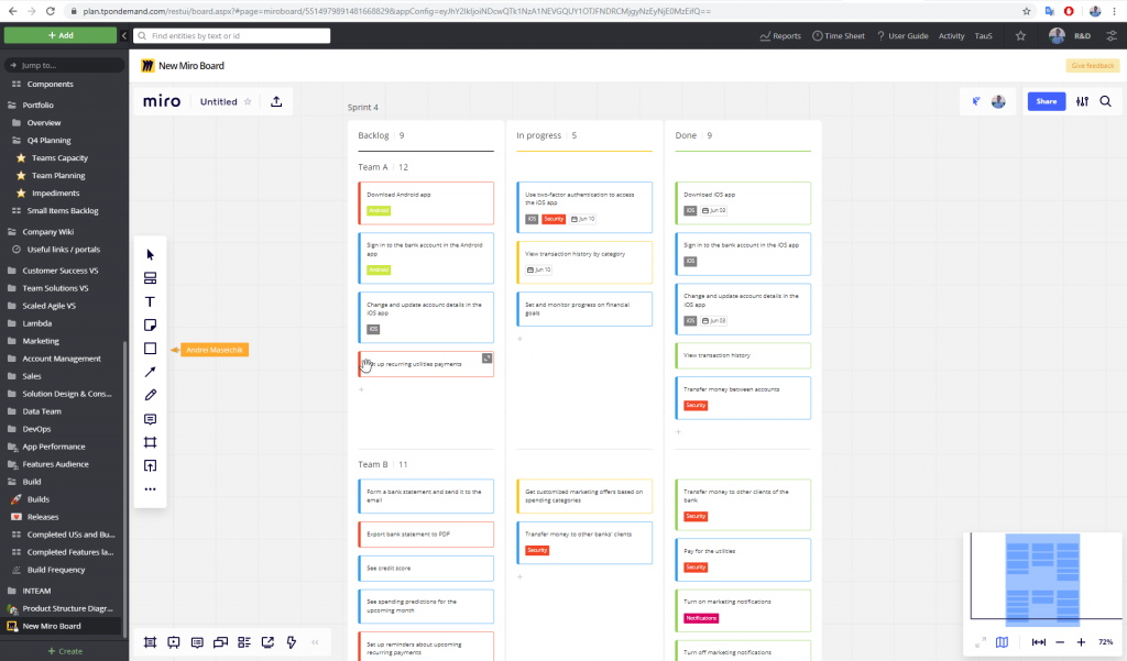 Miro + Targetprocess: unstructured ideas meet structured work ...