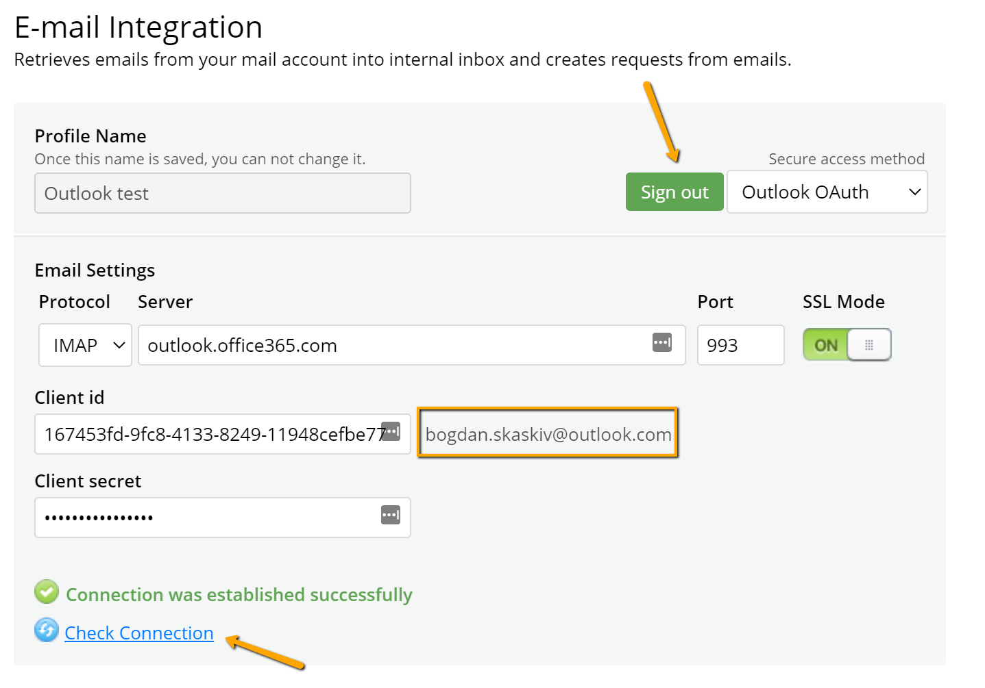 How To Configure Outlook Oauth For Email Integration Plugin Targetprocess Enterprise Agility