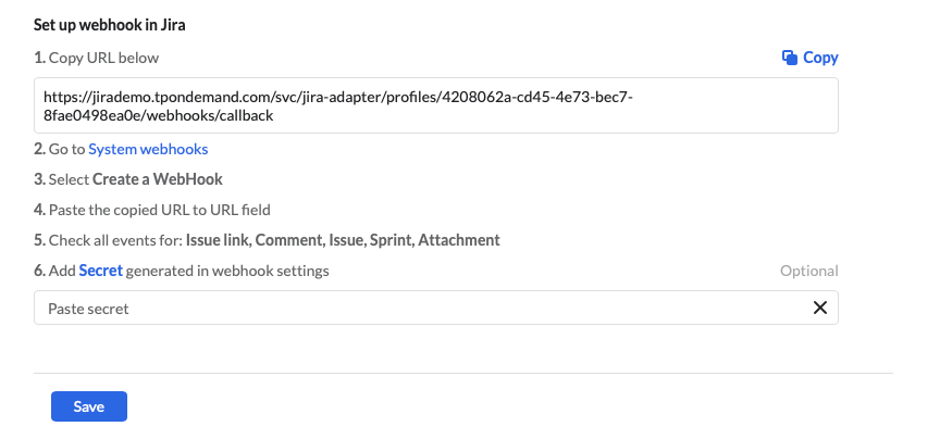 Integration With Jira Cloud Additional Security Secret In Webhooks