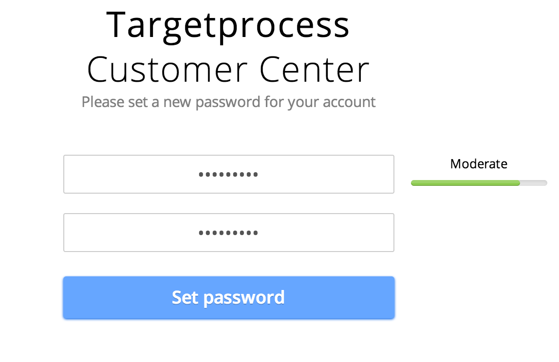 Account registration and activation | Targetprocess - Enterprise ...
