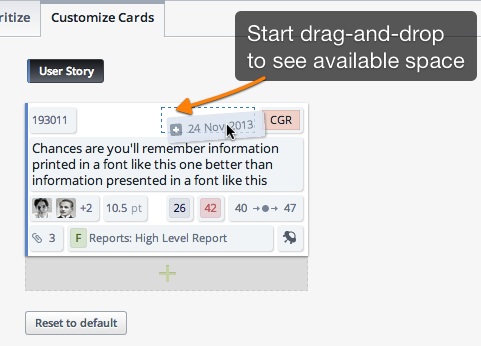 Customize cards on Boards and Lists | Targetprocess - Enterprise ...