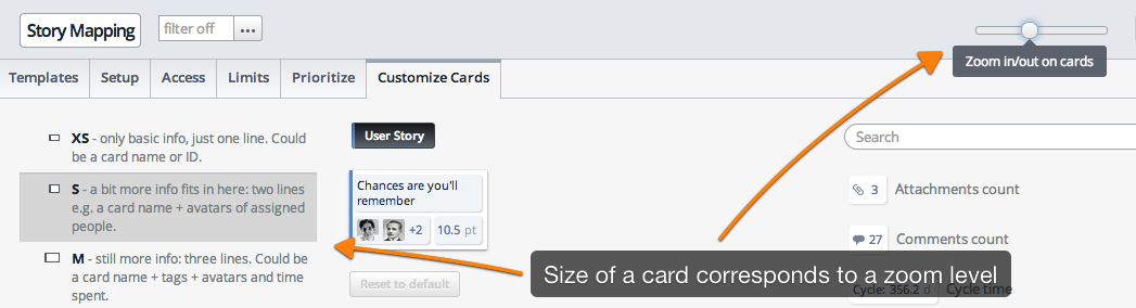 Customize cards on Boards and Lists | Targetprocess - Enterprise ...