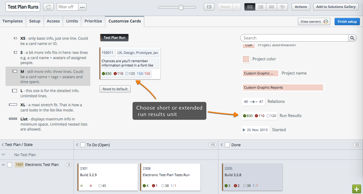 Test Case Run and Test Plan Run results | Targetprocess - Enterprise ...