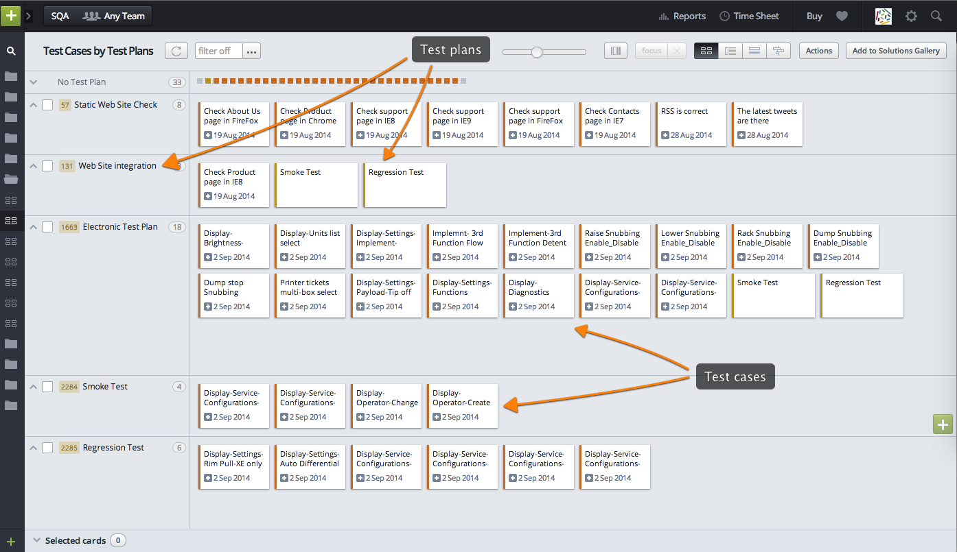 How to link existing Test Cases to a Test Plan | Targetprocess ...