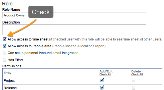 Time Sheet Targetprocess Enterprise Agility Solution