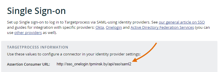 How to set up Single Sign-On with OneLogin | Targetprocess - Enterprise ...